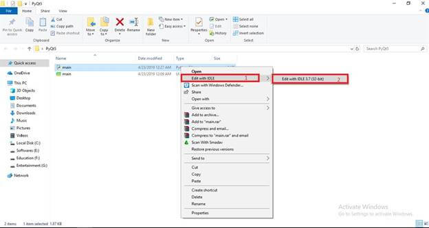 PyQt5 - Hello World Example